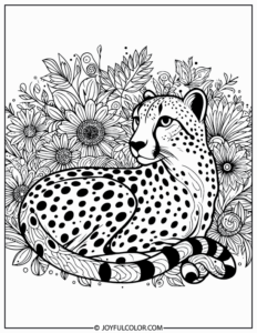 20 FREE Printable Cheetah Coloring Pages - Download & Enjoy!