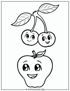 Fruit Coloring Pages Printable for Free Download