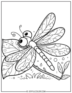 20 Printable Dragonfly Coloring Pages for FREE Download
