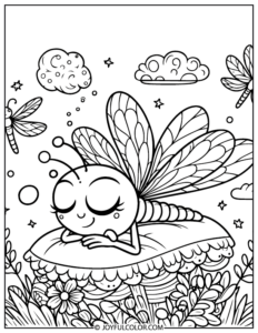 20 Printable Dragonfly Coloring Pages for FREE Download