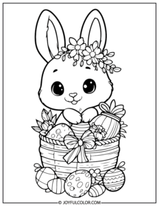 20 FREE Printable Easter Bunny Coloring Pages for Kids & Adults
