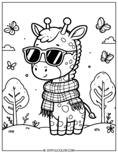 24 FREE Printable Giraffe Coloring Pages - Download & Enjoy!