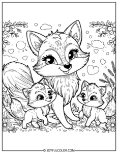 Fox Coloring Pages: Realistic, Kawaii, & More (FREE Download!)
