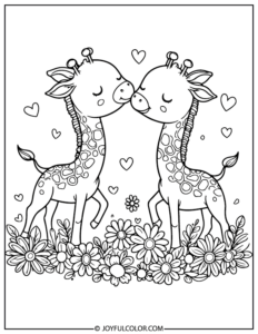 24 FREE Printable Giraffe Coloring Pages - Download & Enjoy!