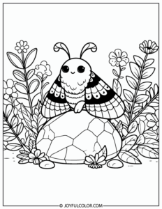 20 Printable Moth Coloring Pages Free for Kids and Adults