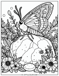 20 Printable Moth Coloring Pages Free for Kids and Adults
