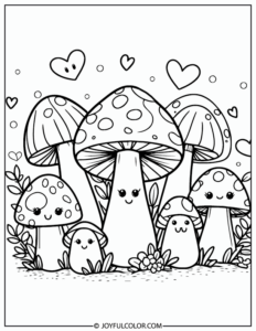 20+ Amazing Printable Mushroom Coloring Pages (All FREE!)