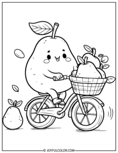 20 Pears Coloring Pages Printable for FREE Download