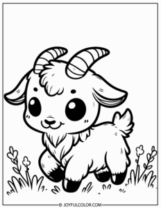 20 Goat Coloring Pages Printable for Free Download