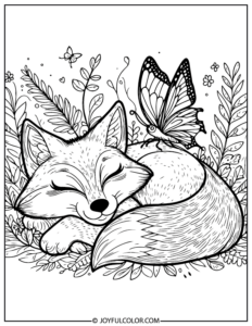 Fox Coloring Pages: Realistic, Kawaii, & More (FREE Download!)