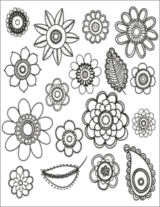 Bloom Floral Coloring Pages - Easy To Print & FREE Download!