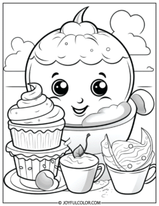 Food Coloring Pages for All Ages - FREE Printable & Download