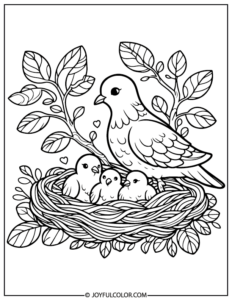 FREE Printable Dove Coloring Pages - Download & Enjoy!