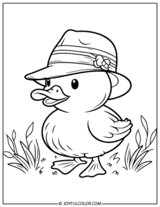 20 FREE Duck Coloring Pages Printable for All Ages!