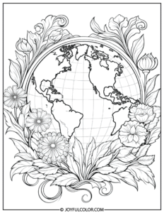 FREE Printable Earth Day Coloring Pages - Ready To Download