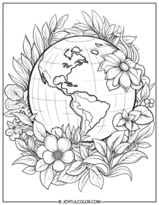 FREE Printable Earth Day Coloring Pages - Ready To Download