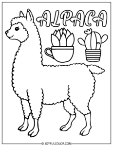 20 FREE Printable Alpaca Coloring Pages – Download & Enjoy!