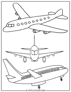 20 Airplane Coloring Pages (Free PDF Printable)