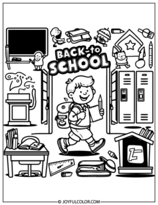 Back to School Coloring Pages - FREE to Print and Download!