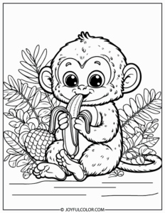 20 FREE Printable Monkey Coloring Pages - Download & Enjoy!