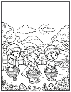 FREE Printable Easter Coloring Pages for Kids & Adults