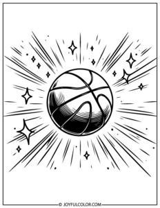 Printable Basketball Coloring Pages for FREE Download