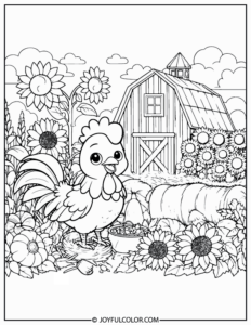 20 FREE Printable Rooster Coloring Pages for All Ages!