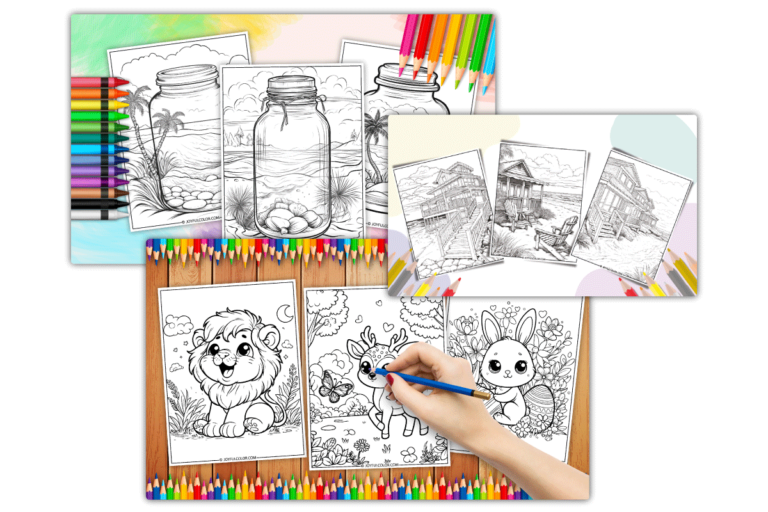 JoyfulColor - FREE Printable Coloring Pages for All Ages