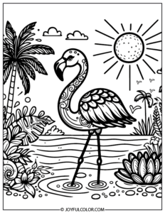 32 FREE Printable Flamingo Coloring Pages - Download & Enjoy!