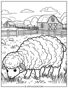 20 Free Printable Farm Animal Coloring Pages For Kids