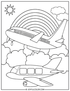 20 Airplane Coloring Pages (Free PDF Printable)