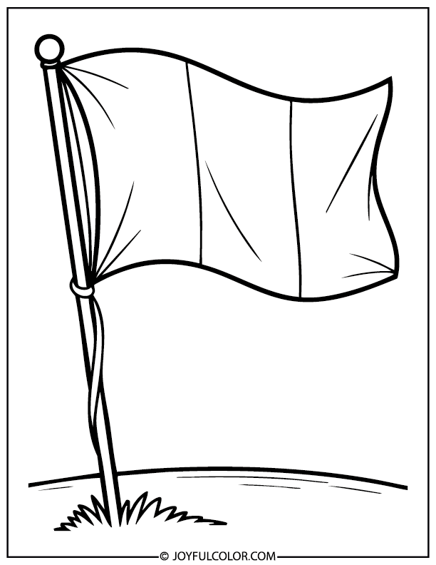 FREE France Flag Colouring Page – Easy Printable Design