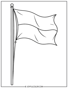 Monaco Flag Coloring Page – FREE Printable Coloring Sheet!