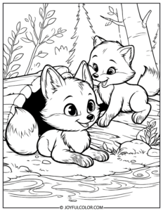 20 FREE Printable Forest Animal Coloring Pages For Kids & Adults