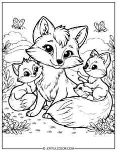 Fox Coloring Pages: Realistic, Kawaii, & More (FREE Download!)