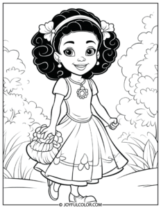 African Little Girls Coloring Pages – Easy To Print & FREE Download!