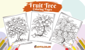 Fruit Tree Coloring Pages - Easy To Print & FREE Download!