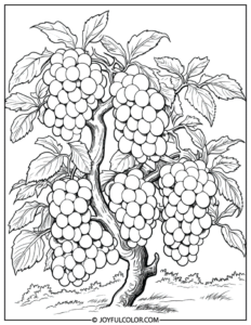 Fruit Tree Coloring Pages - Easy To Print & FREE Download!