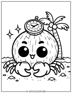 20 Printable Coconut Coloring Pages for FREE Download