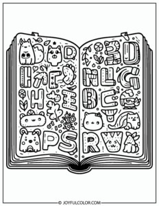 16 FREE Unique Printable Reading Coloring Pages for All Ages
