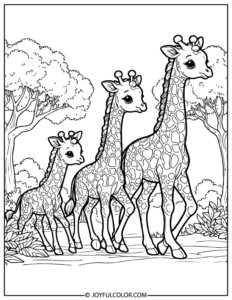 24 FREE Printable Giraffe Coloring Pages - Download & Enjoy!