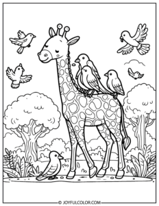 24 FREE Printable Giraffe Coloring Pages - Download & Enjoy!