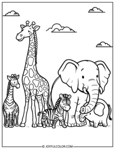 24 FREE Printable Giraffe Coloring Pages - Download & Enjoy!