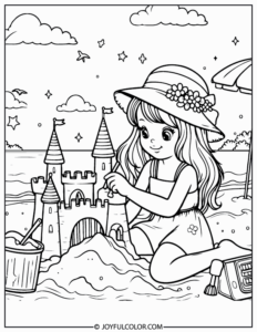 FREE Printable Beach Coloring Pages for All Ages!
