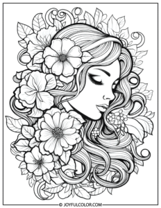FREE Printable Flower Girl Coloring Pages – Download & Enjoy!