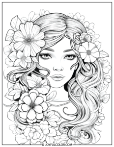 FREE Printable Flower Girl Coloring Pages – Download & Enjoy!