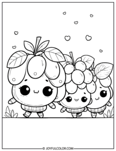 20 FREE Printable Grapes Coloring Pages Free Download