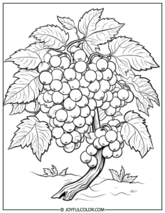 Fruit Tree Coloring Pages - Easy To Print & FREE Download!