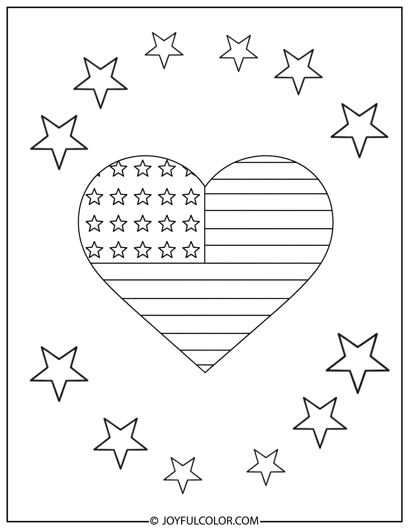 American Flag Coloring Pages: 20+ Free Printable Sheets for Kids
