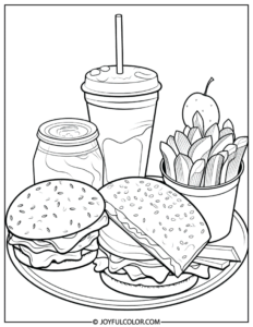 Food Coloring Pages for All Ages - FREE Printable & Download